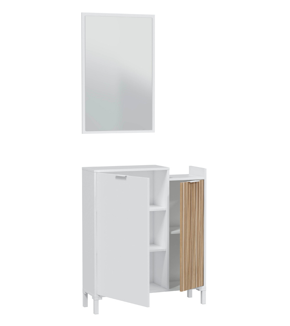 Mueble recibidor con espejo EDITH