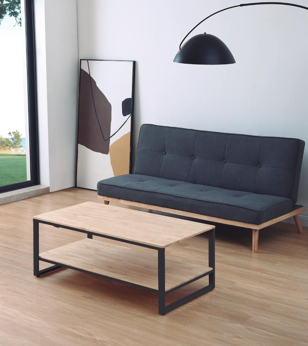 Mesa centro elevable estilo industrial JARED | Cambia Tus Muebles