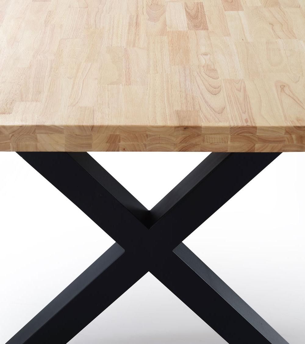 Mesa de comedor industrial DAREK pata X | Cambia Tus Muebles